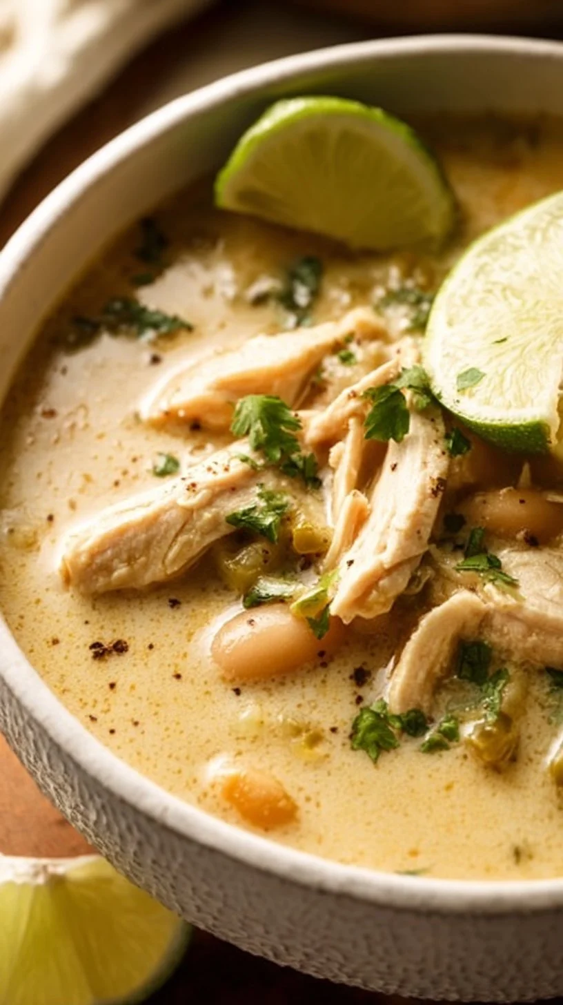 Instant Pot Creamy White Chicken Chili